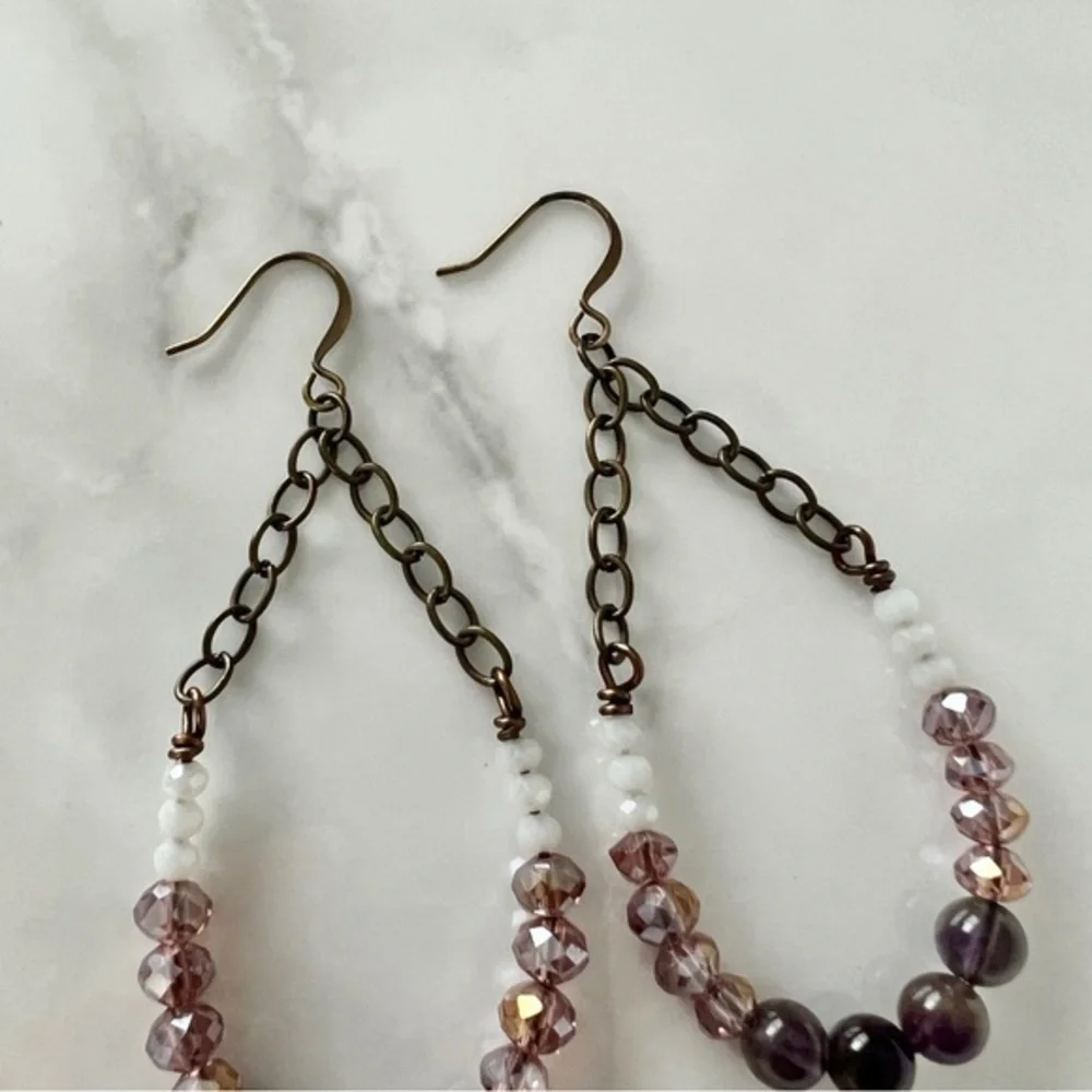 Jewelry | Amethyst Earrings Handmade Earrings | Poshmark